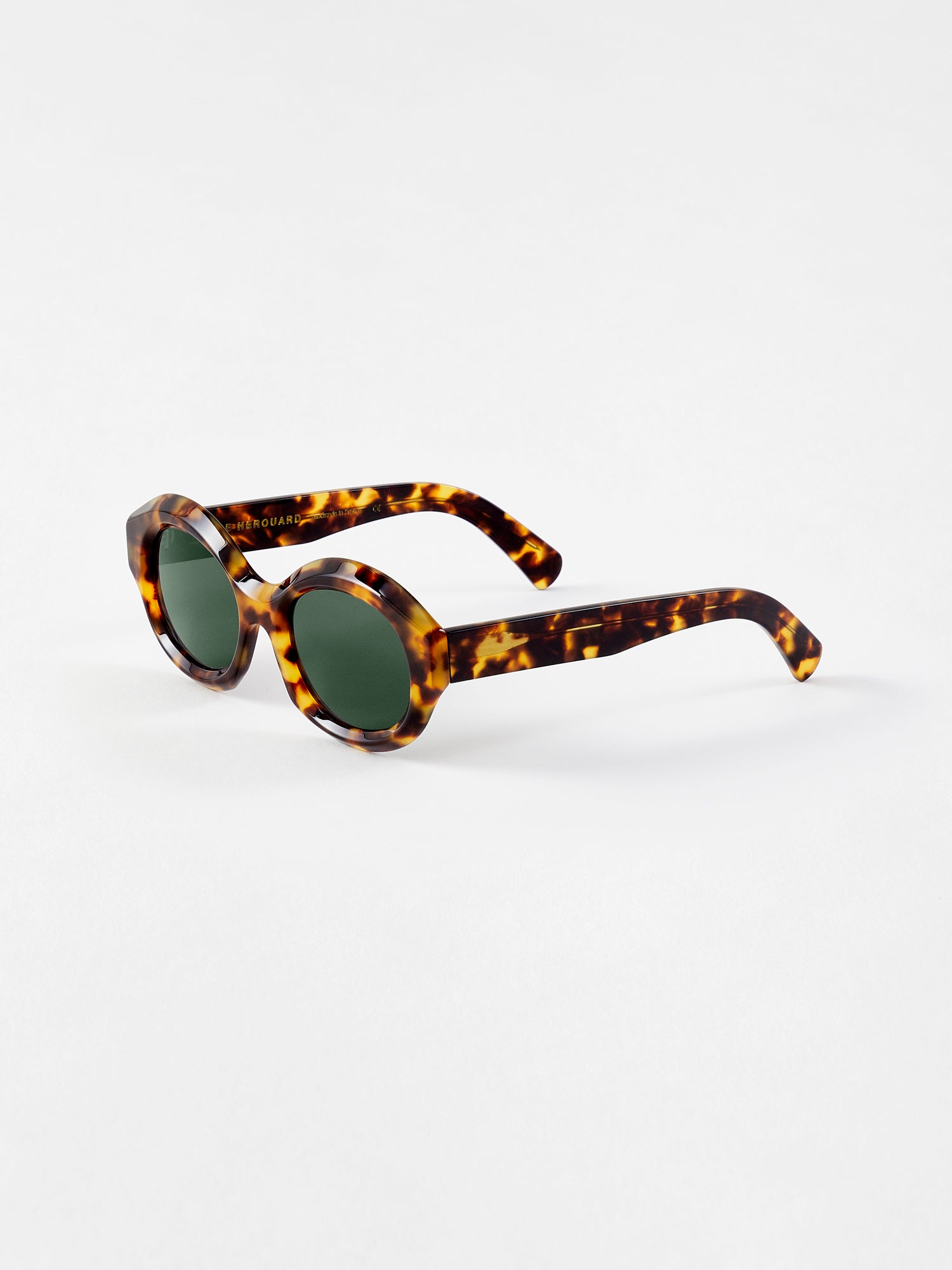 Lunettes de Soleil Rondes Femme - Marie-Astrid ambre écaille | Made in ...